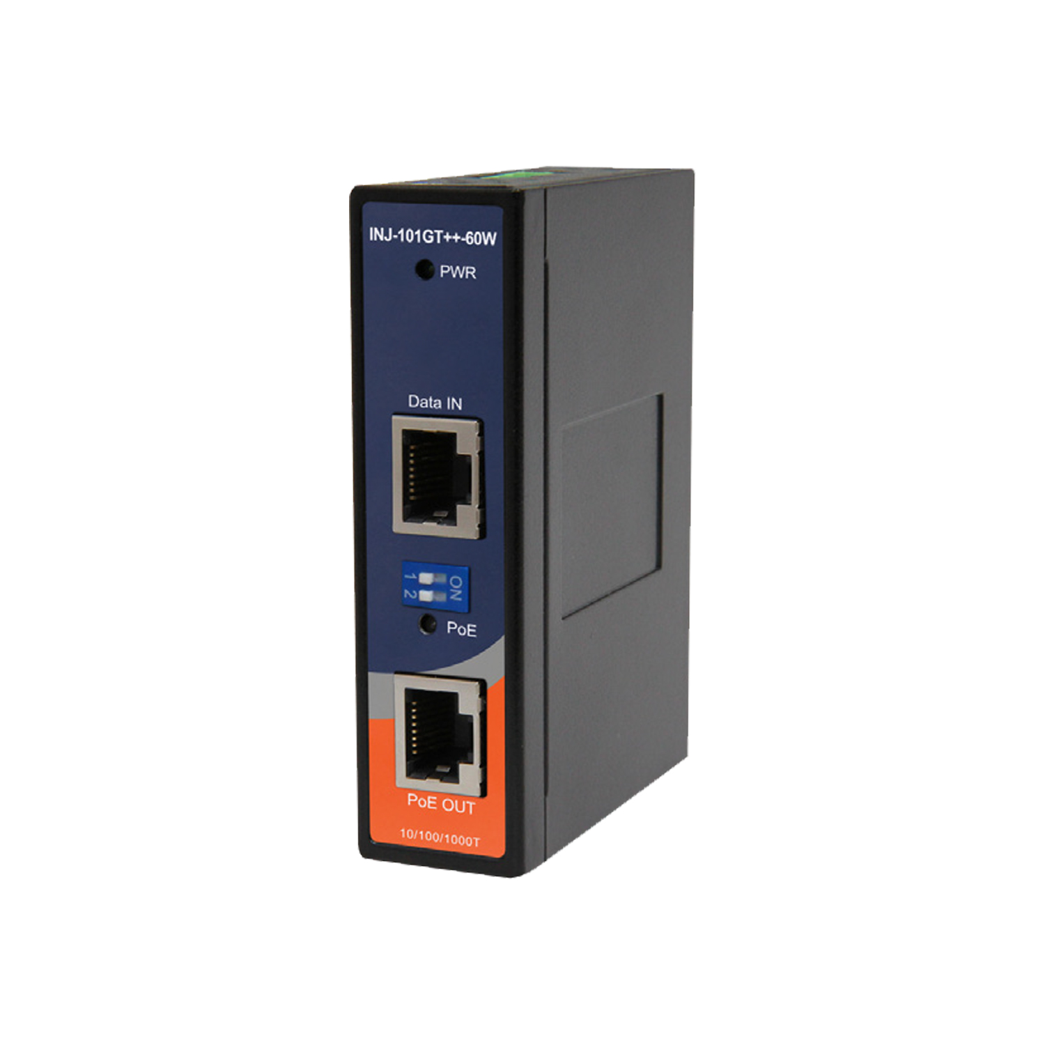 1-port Gigabit PoE++ Injector, IEEE 802.3af/at